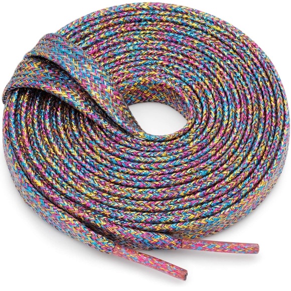 Accessories | Lat Glitter Shoe Laces Metallic Sparkle Shoelaces For ...